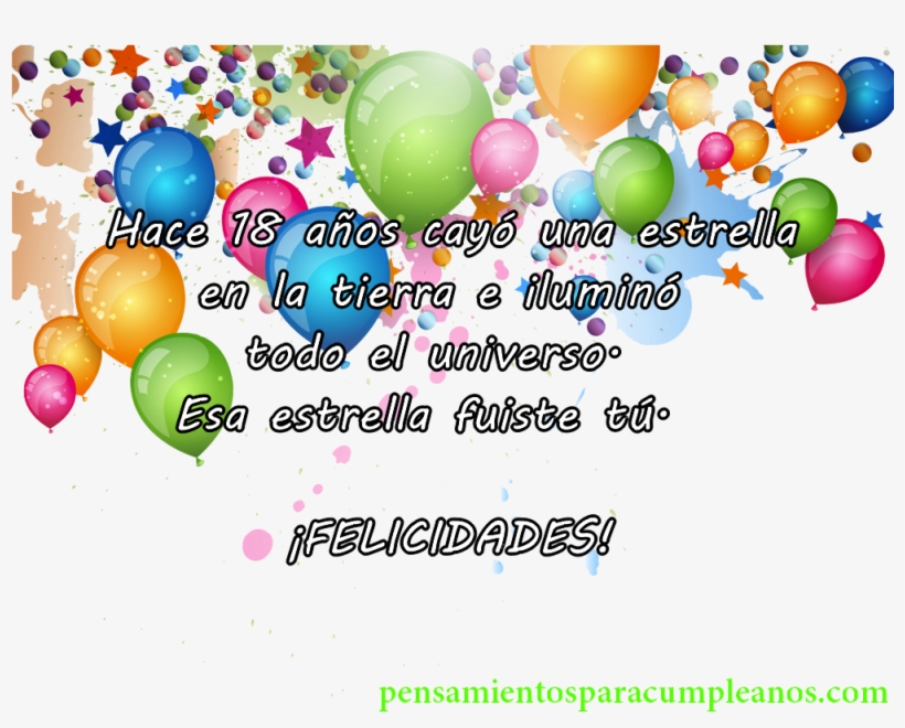 Tarjetas De Cumpleaños 18 Años Varon Con Frase - Fondo Para Cum Leaños ...