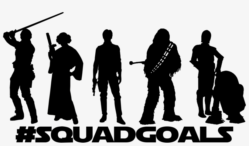 New Trilogy - Star Wars Squad Goals - 3300x2100 PNG Download - PNGkit