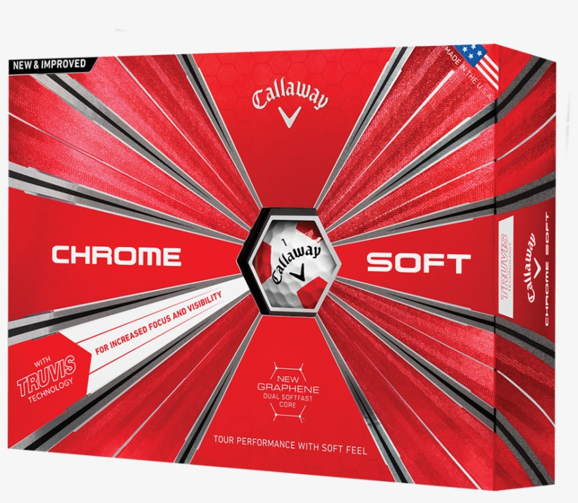 Callaway Chrome Soft Yellow Low Compression Golf Balls - 950x950 PNG ...