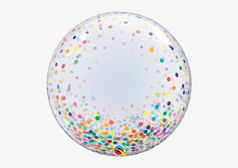 Download Transparent 24" Deco Bubble Colourful Confetti Dots - Deco ...