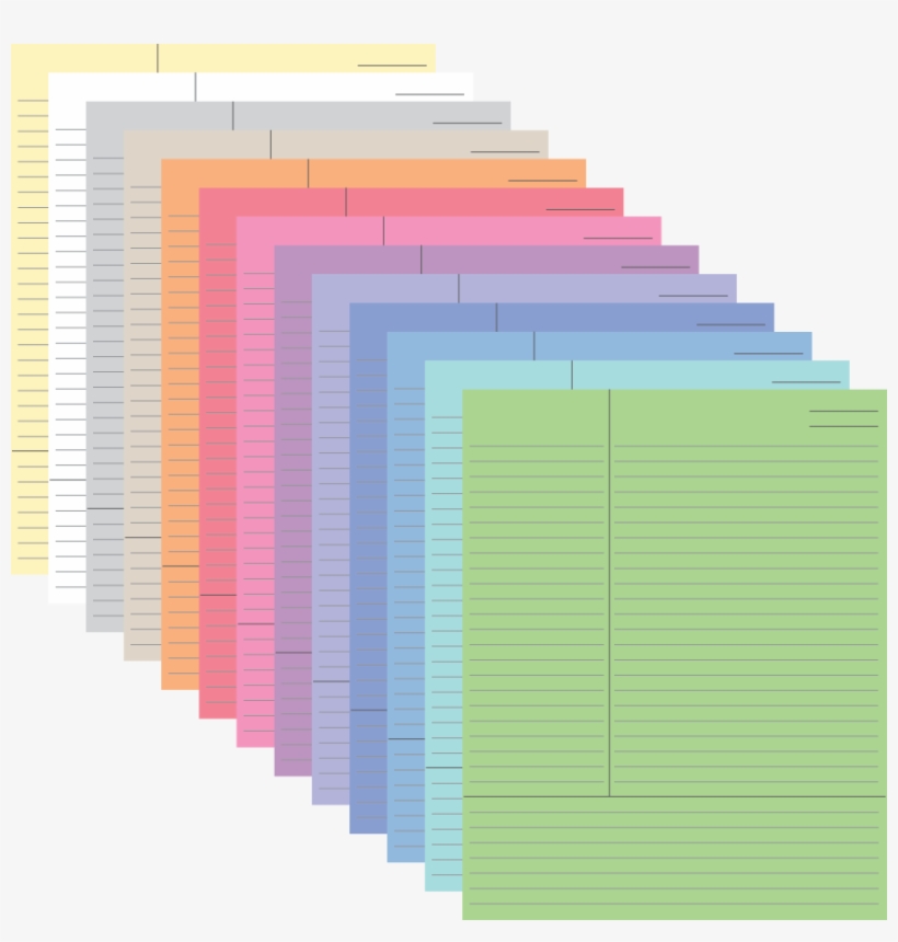 Cornell Notes - Digital Cornell Notes Pdf - 864x864 PNG Download - PNGkit