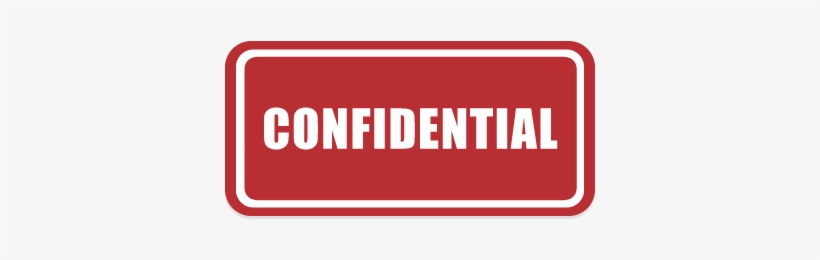 Confidential Label Png - 384x384 PNG Download - PNGkit