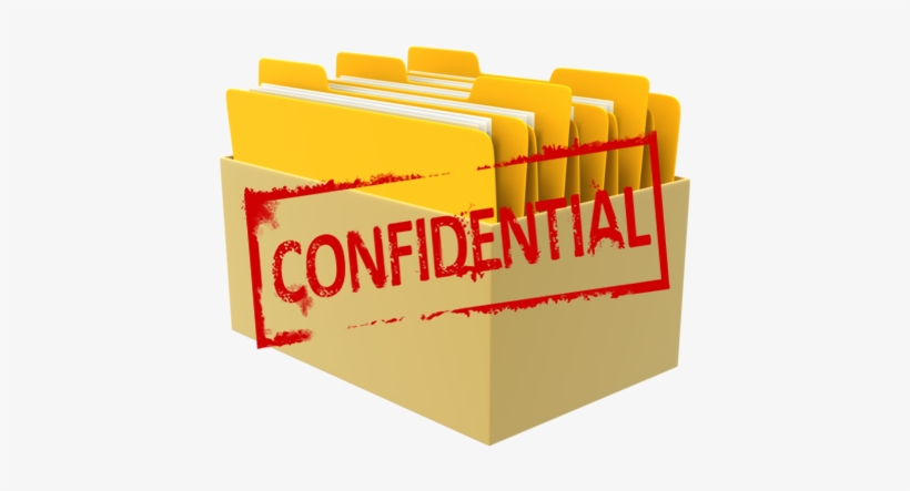 Confidential Box Of Files - 426x400 PNG Download - PNGkit