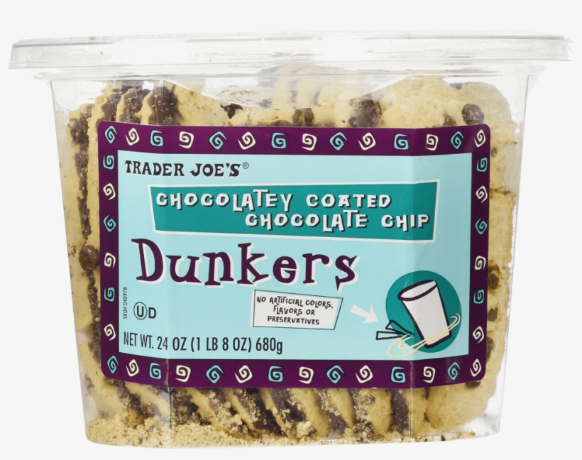Chocolatey Coated Chocolate Chip Dunkers - Trader Joe's Dunkers ...