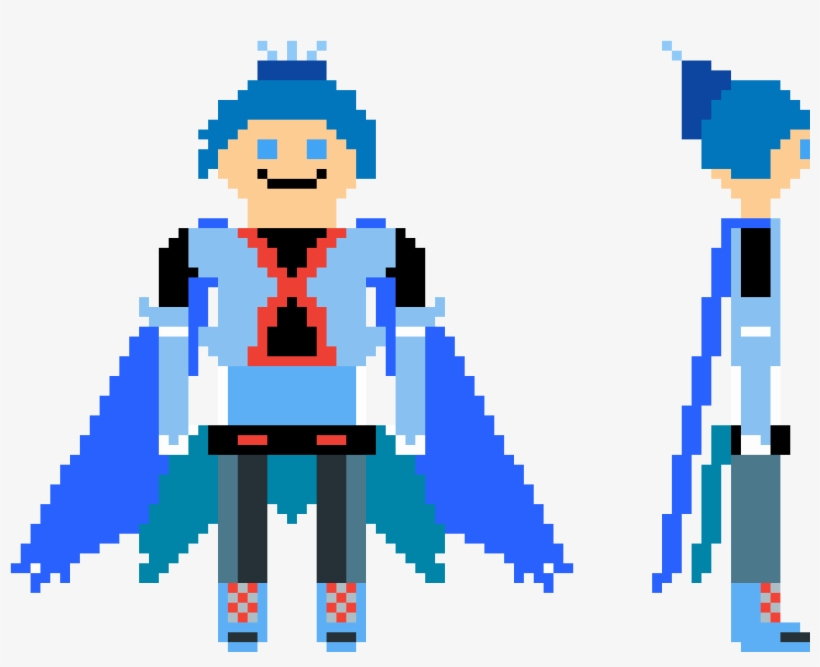 Download Transparent Blue Eon Side View - Cartoon - PNGkit