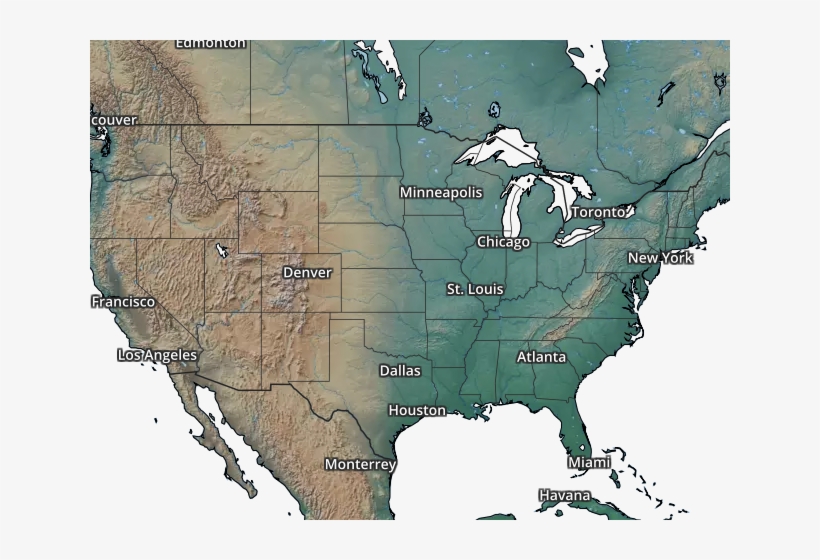 America Radar Map - Original Native American Map - 640x480 PNG Download ...