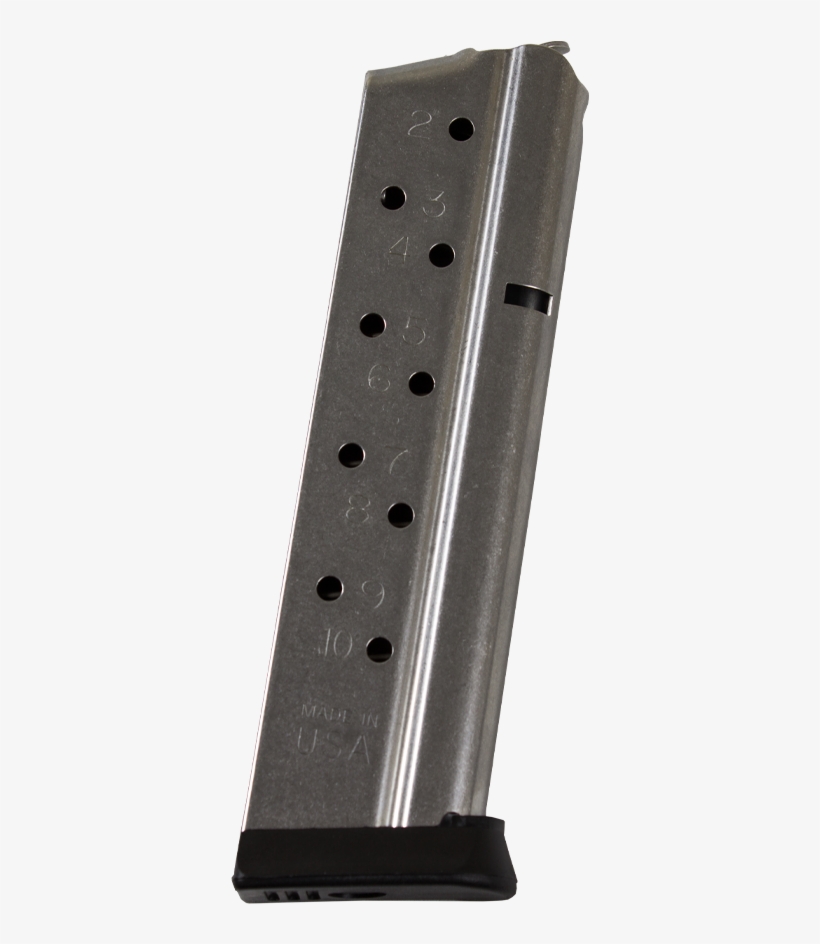 1911 9mm 10 Round Magazine - Tool - 389x900 PNG Download - PNGkit