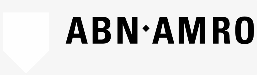Abn Amro Logo Black And Ahite - Sign - 2400x586 PNG Download - PNGkit