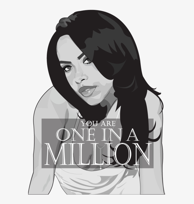 Aaliyah Illustration Submission - Aaliyah Graphic - 591x799 PNG ...
