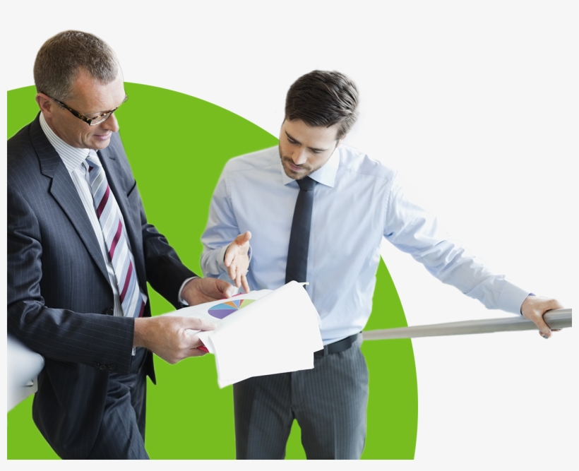 Two Businessmen Talking - Sales Call - 1292x988 PNG Download - PNGkit