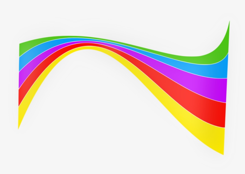 Shiny Rainbow Ribbon - Rainbow Vector Png - 958x702 PNG Download - PNGkit