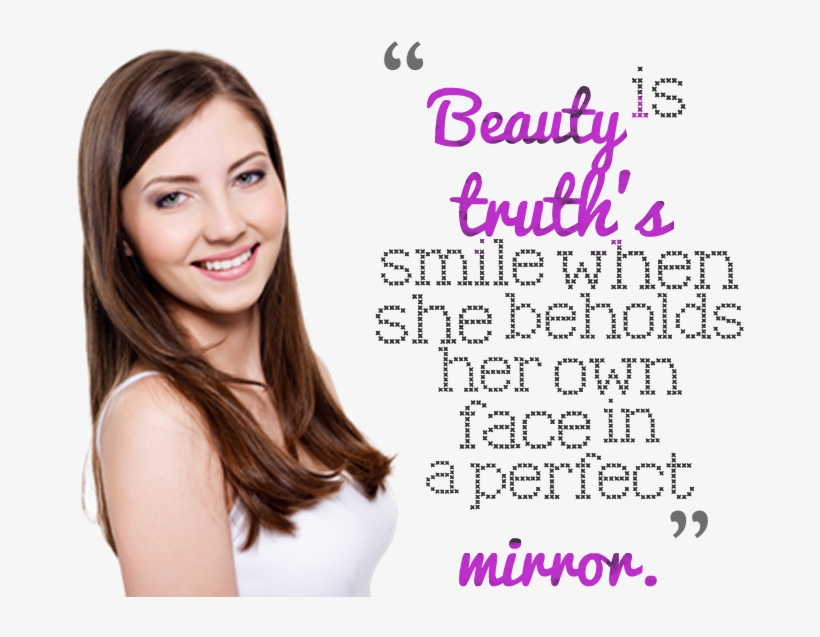 Beauty Quotes Png Transparent Image - Girl - 716x576 PNG Download - PNGkit