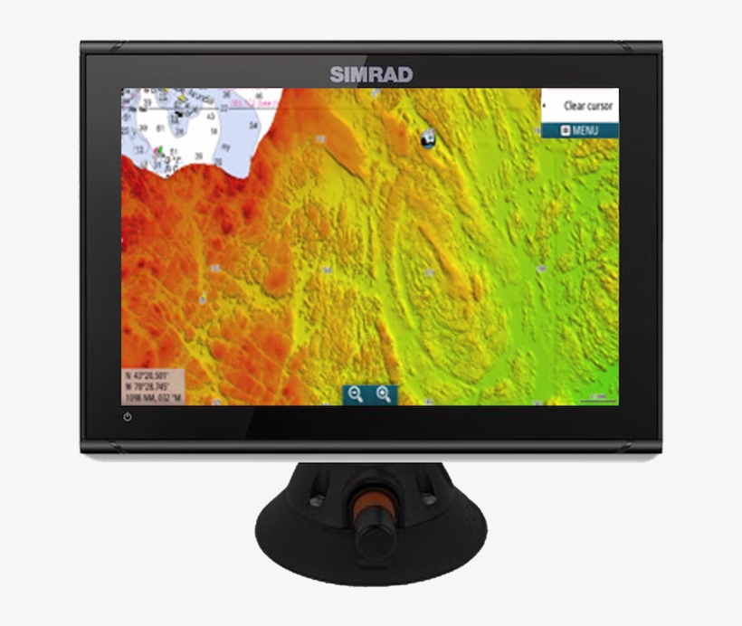 Cmor Map Pak Simrad Go9 - Led-backlit Lcd Display - 1000x1000 PNG ...