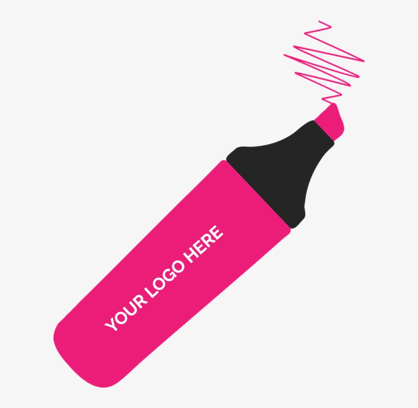 Customized Highlighter - Highlighter Pen Cartoon - 610x720 PNG Download ...