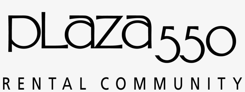 Plaza 550 Logo - Black-and-white - 1643x536 PNG Download - PNGkit