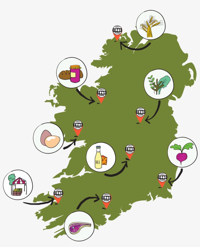 Find Sustainably Produced, Local Food Products Across - Map Of Ireland ...