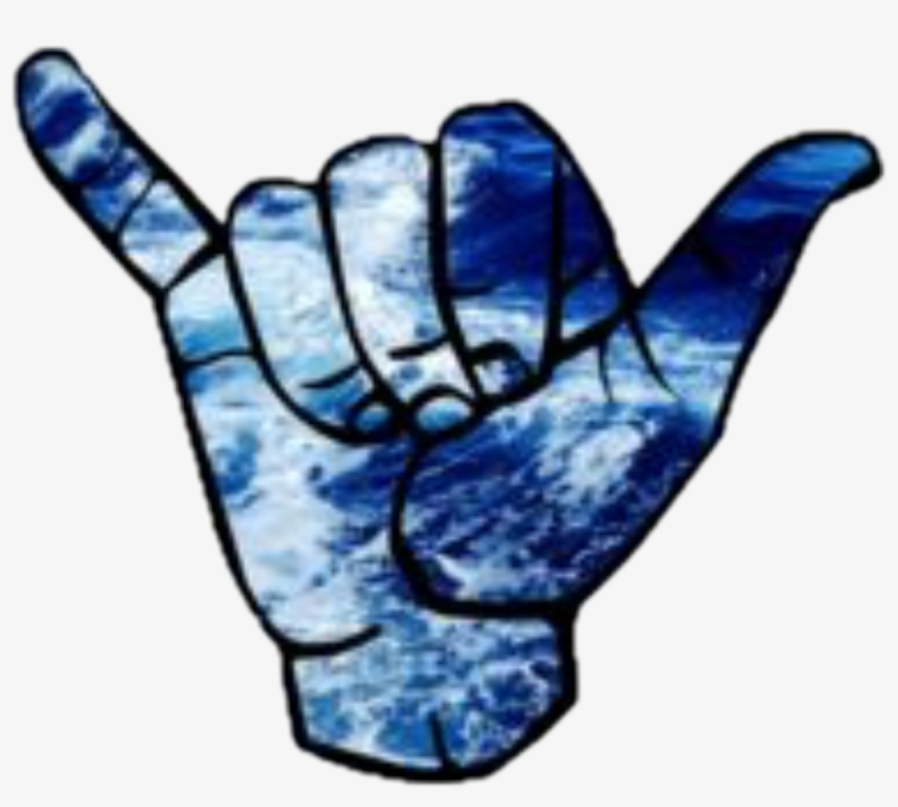 Shaka Water Waves Cool California - Hang Loose Sign Tie Dye - 1017x865 ...