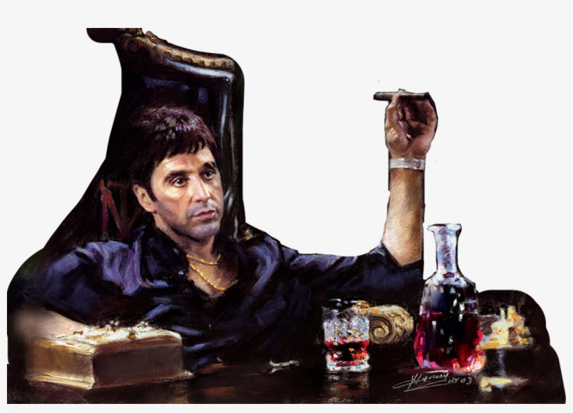 Scarface Sticker - 1024x689 PNG Download - PNGkit