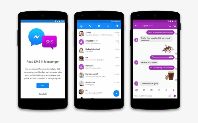 Wersm Facebook Messenger Sms Android - Facebook Messenger Sms - 800x491 ...