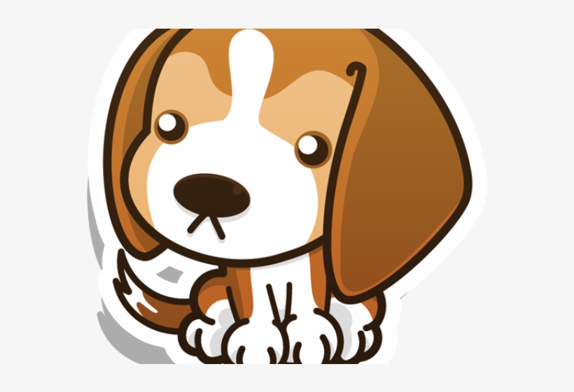 Beagle Clipart Chibi - Funny Puppies - 640x480 PNG Download - PNGkit