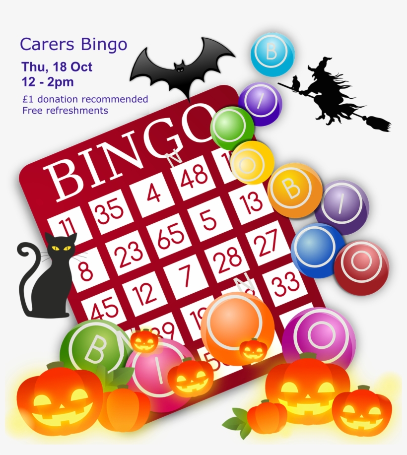 Poster For Lifted Carers' Halloween Bingo 2018 - Bingo Clipart ...