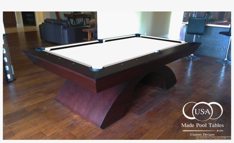 Continental Contemporary Pool Table Mahogany - Billiard Table ...