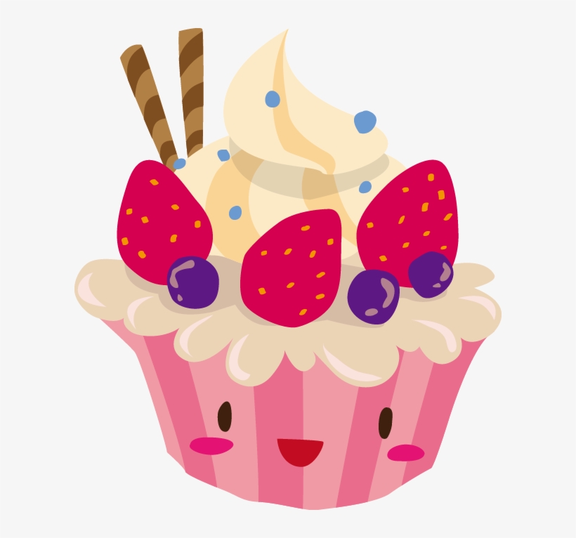 Cartoon Cupcake Clipart