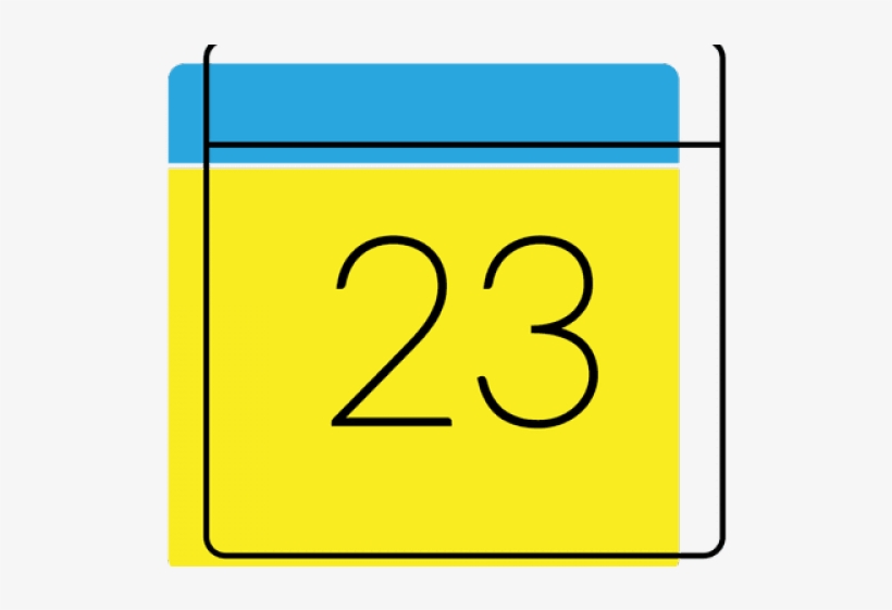 Download Transparent Calendar Icons Yellow - PNGkit