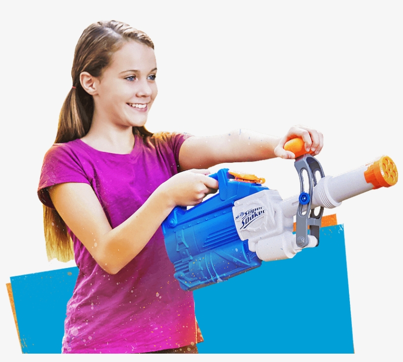 Supersoaker Landing Page Hero - Nerf Super Soaker Water - 924x750 PNG ...