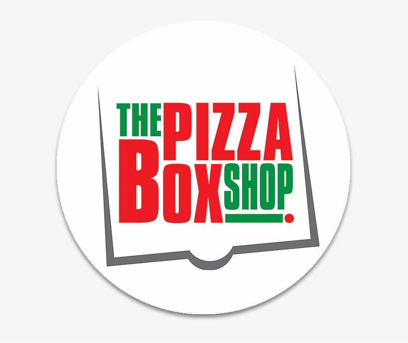 The Pizza Box Shop Logo Shadow - Label - 610x610 PNG Download - PNGkit