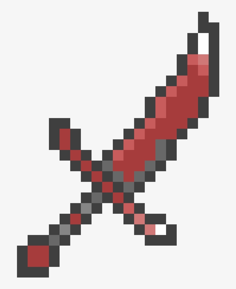Flamewood Sword - Ruby Sword Minecraft - 1184x1184 PNG Download - PNGkit