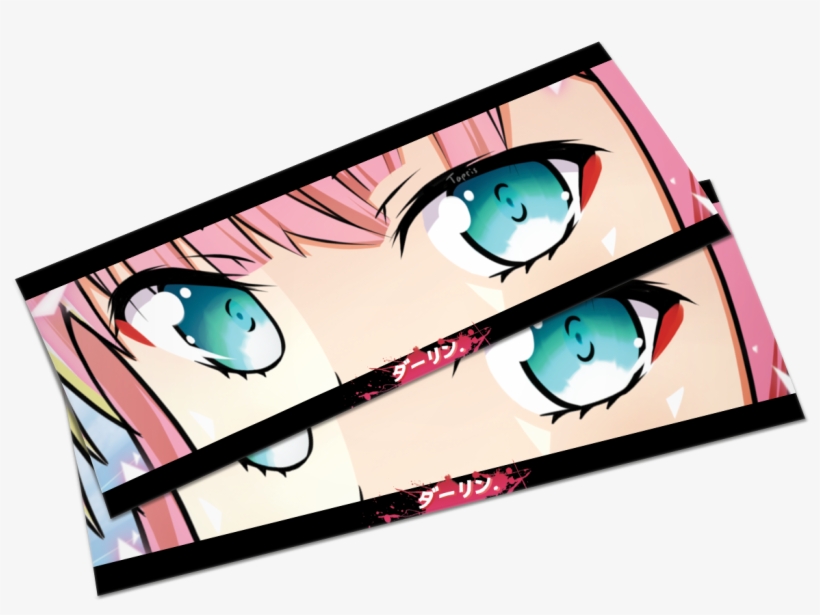 Zero Two Eyes Slap - Eye Shadow - 1200x1200 PNG Download - PNGkit