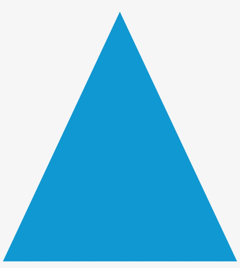 Triangle - Blue Triangle - 1464x1563 PNG Download - PNGkit