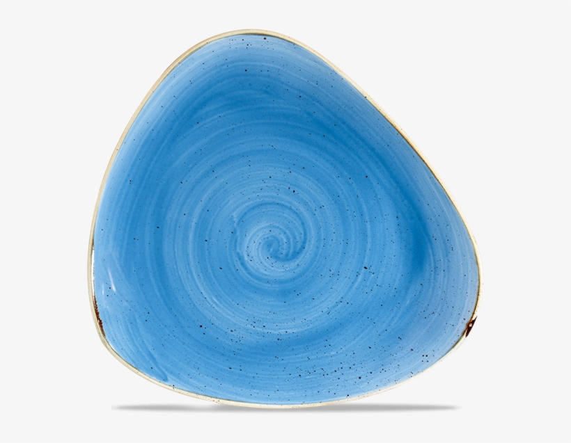 25" Stonecast Cornflower Blue Triangle - Ceramic - 600x600 PNG Download ...