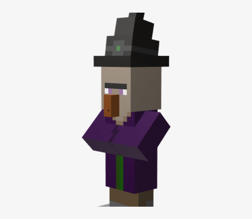 Minecraft Witch - Cartoon - 1200x630 PNG Download - PNGkit