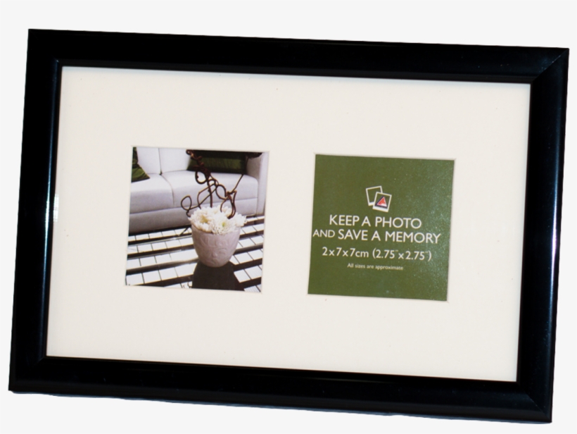 Double Opening Black Frame - Picture Frame - 1080x795 PNG Download - PNGkit