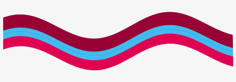 Wavy Line Clipart - Red Blue Wave Png - 800x408 PNG Download - PNGkit