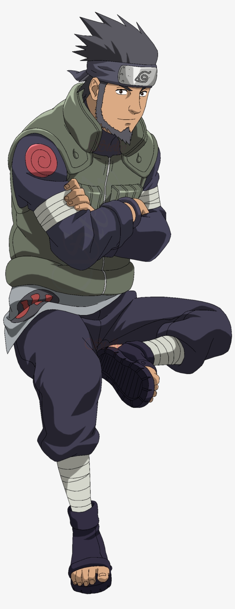 Download Transparent Asuma Sarutobi Lineart Colored By Dennisstelly ...