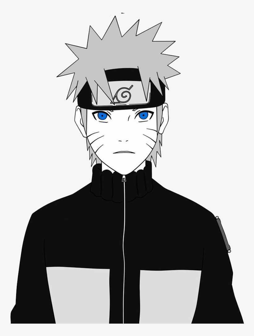 Download Transparent Naruto Black And White - PNGkit