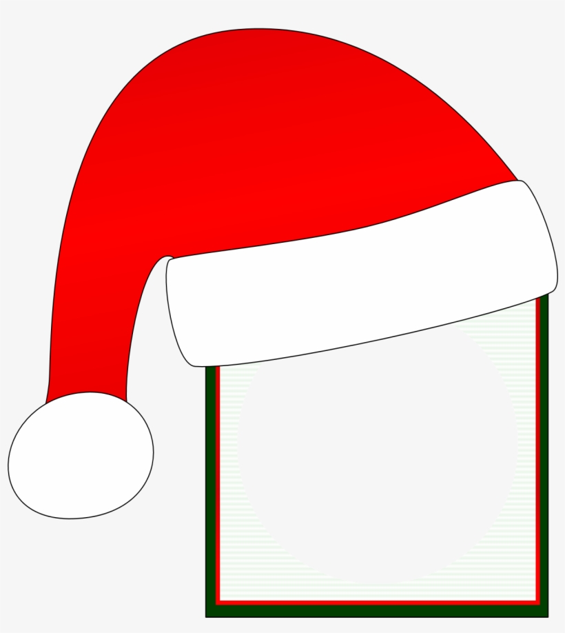 Square Santa Clipart - Santa Claus Frame Clipart - 1500x1500 PNG ...