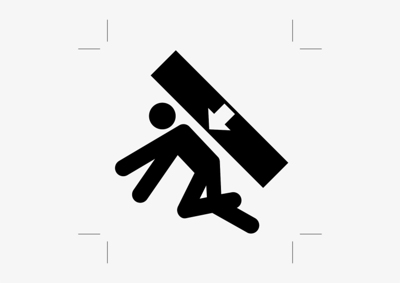 Download Transparent Danger,falling - Picto Chute D Objet - PNGkit
