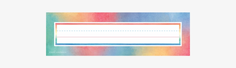 Watercolor Flat Name Plates - 500x500 PNG Download - PNGkit