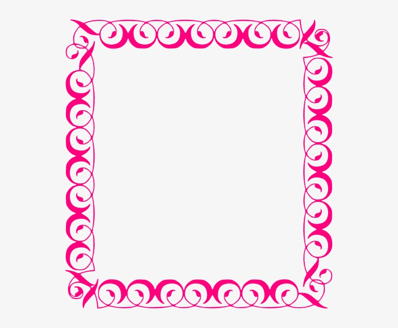 Pink Boarders Encode Clipart To Base Convert - Borders Clip Art ...