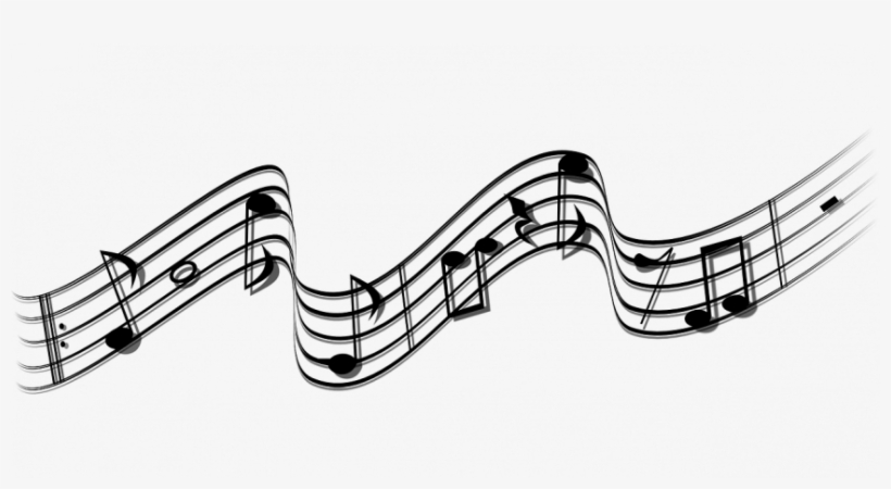 Music Note Wave Png - 862x431 PNG Download - PNGkit
