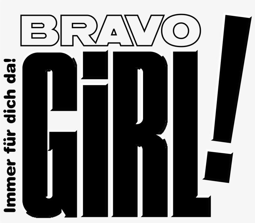 Logo Black And White - Bravo Girl - 2400x2400 PNG Download - PNGkit