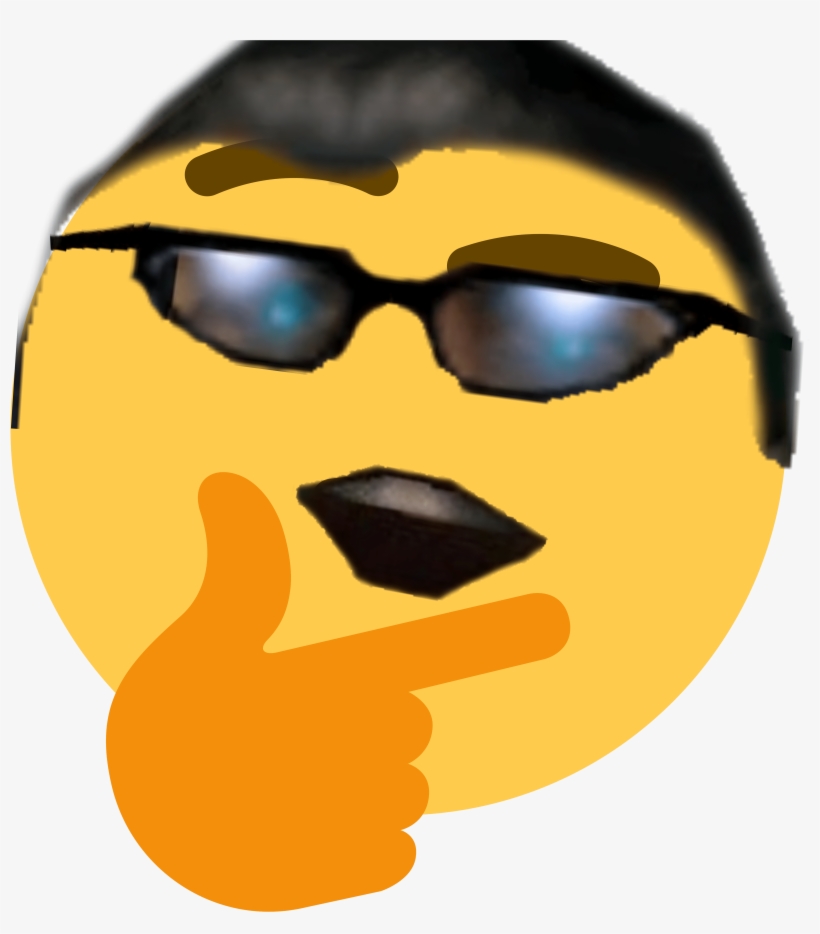 Emoji Thinking Paint - Thinking Face Discord Emoji - 5000x5000 PNG ...