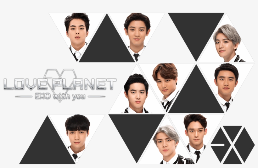 O Kyungsoo Exo Xiumin Chanyeol Suo Kai Lay Sehun Chen - Collage ...