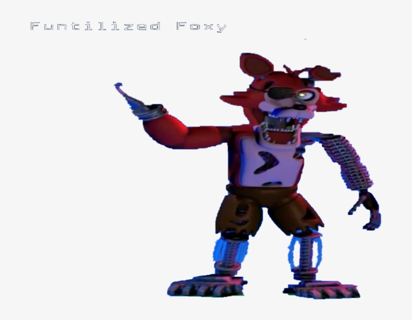Funtilized Foxy Freetoedit - Cartoon - 1024x768 PNG Download - PNGkit
