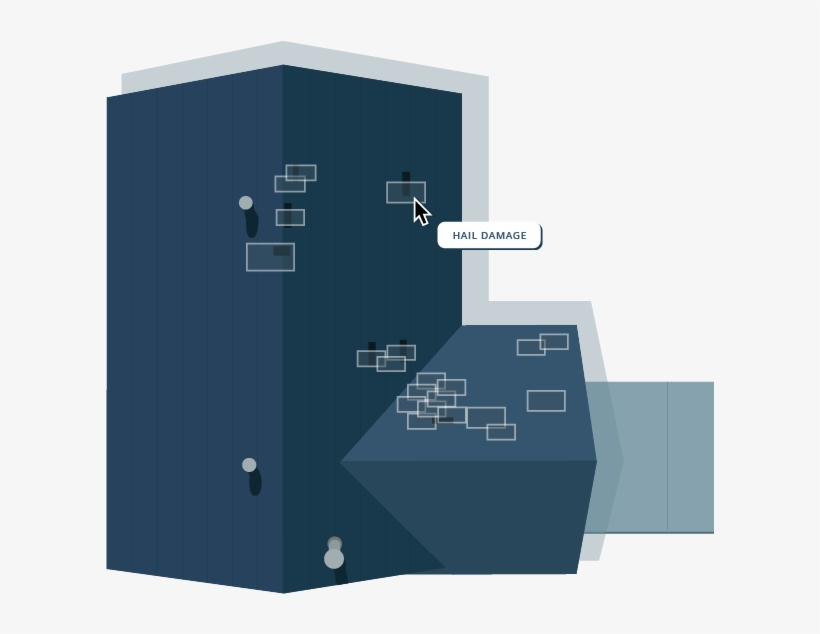 Roof Damage Graphic - Diagram - 650x608 PNG Download - PNGkit