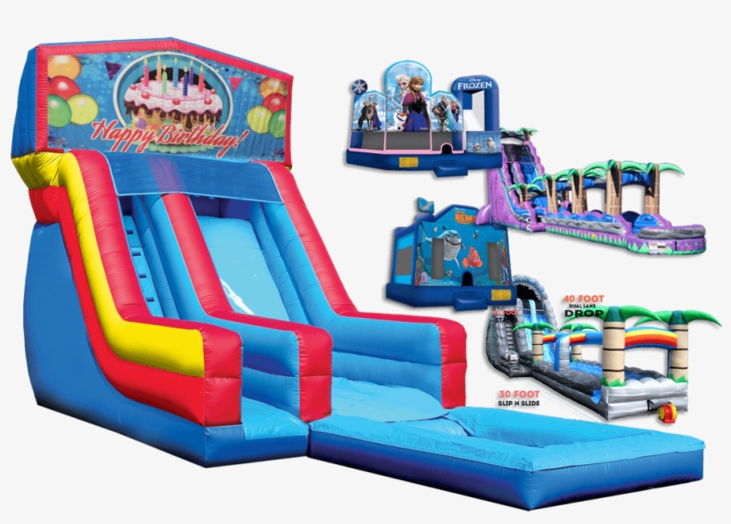 Jumper Rentals Prices - Inflatable Water Slides - 1024x700 PNG Download ...